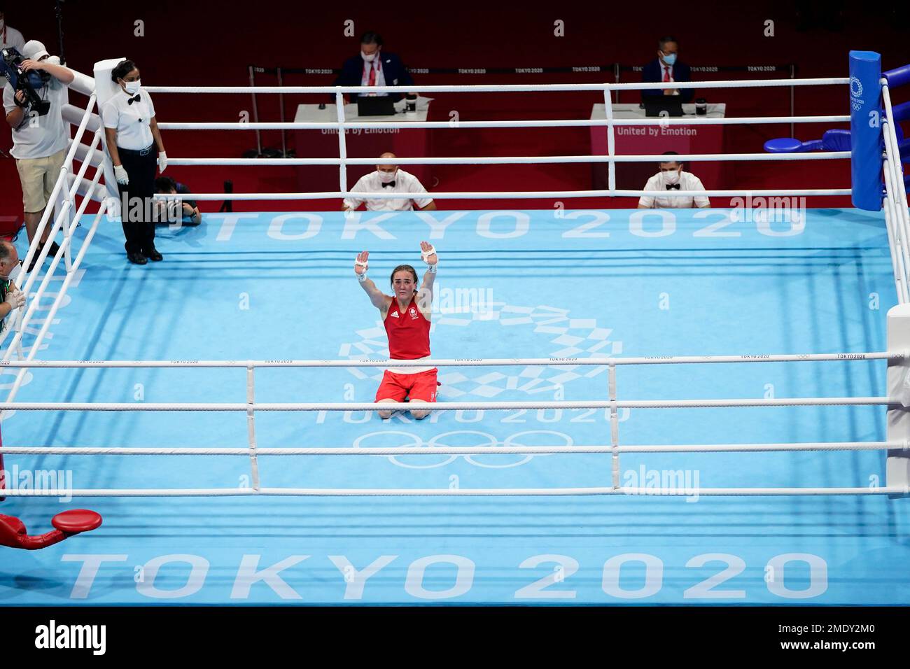 Ireland's Kellie Anne Harrington, after her women's lightweight 60-kg ...