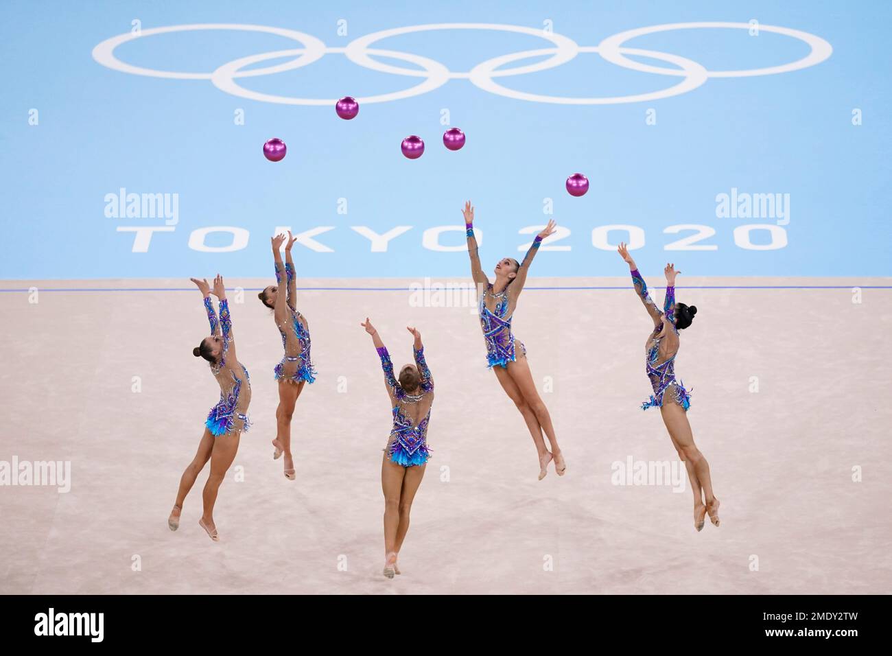 Israel's rhythmic gymnastics' team, Nicol Zelikman, Ofir Dayan, Yana ...