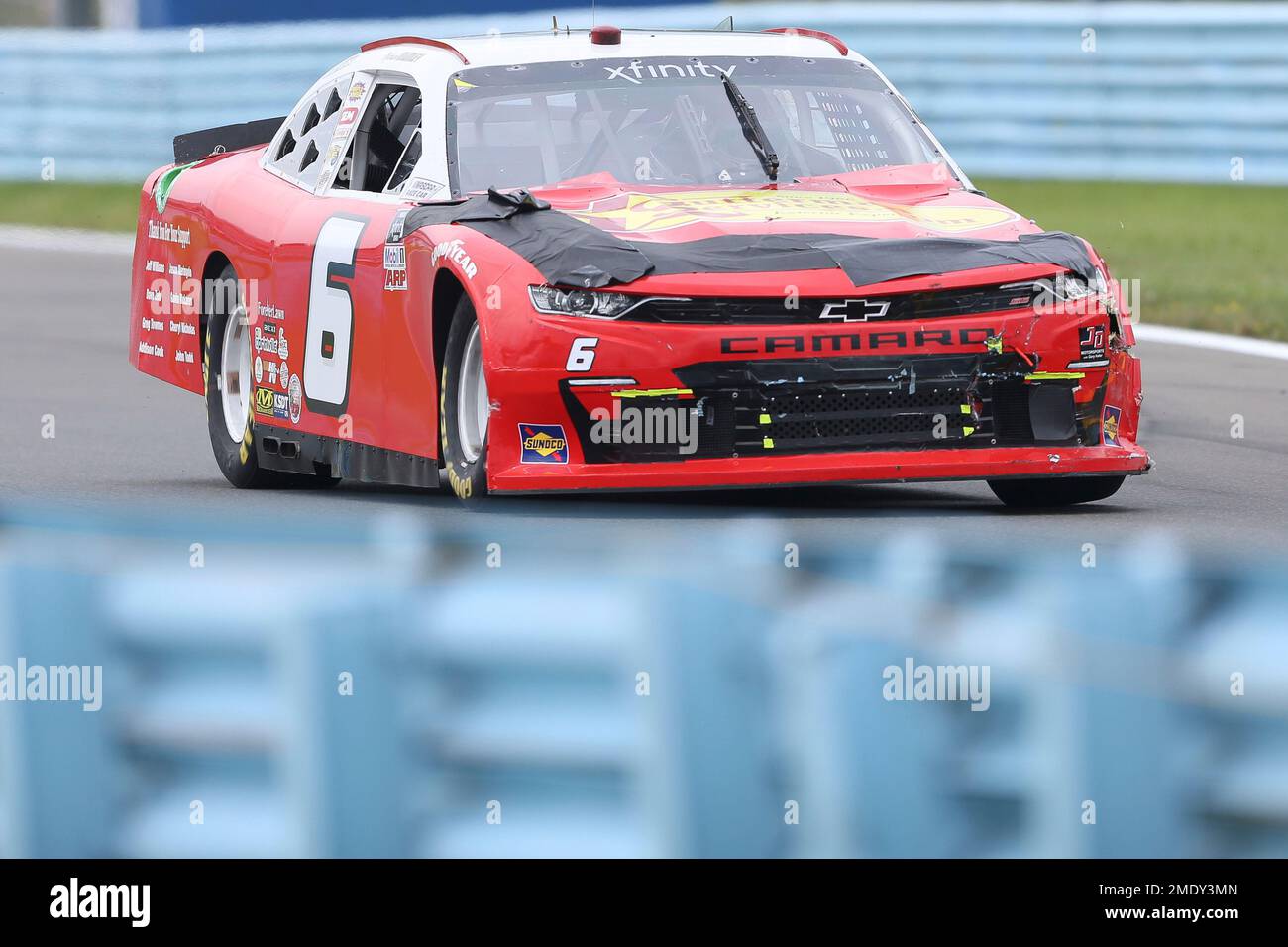 Michael Munley drives through the Esses in the NASCAR Xfinity Series ...