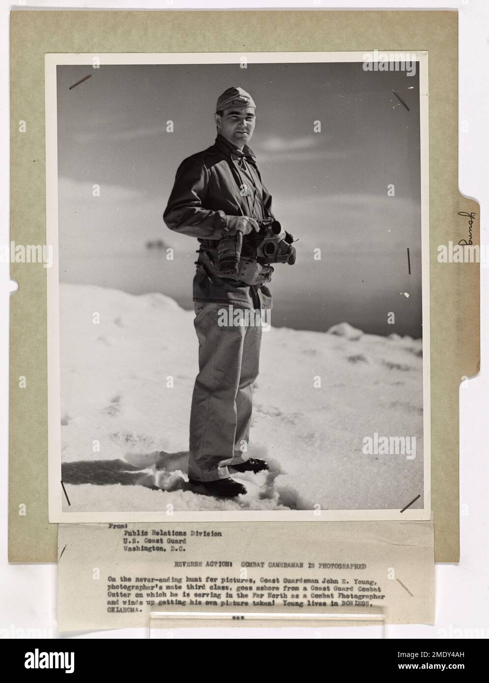 Reverse Action: Combat Cameraman is Photographed. On the never-ending ...