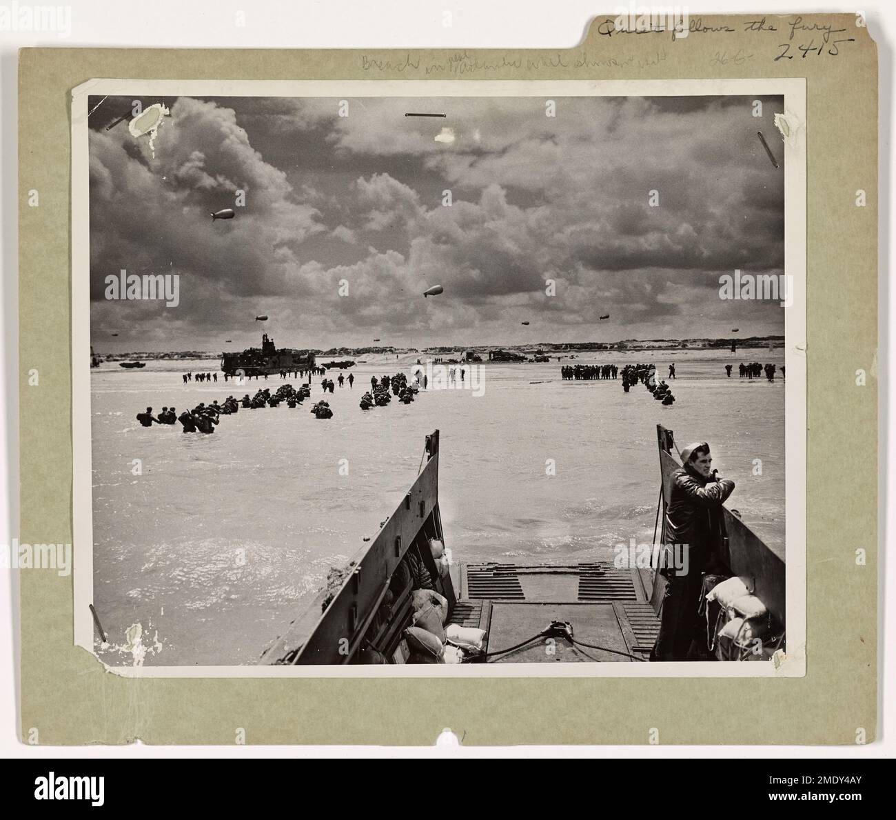 After heavy fighting on D-Day, reinforcements begin to land on the ...