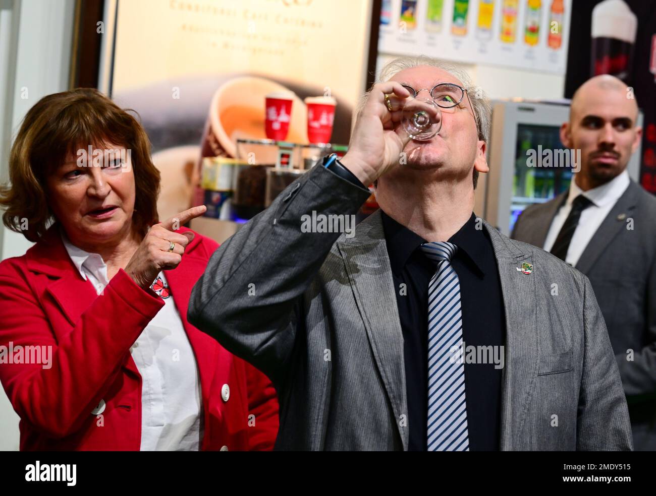 Berlin, Germany. 23rd Jan, 2023. Reiner Haseloff (M, CDU), Minister ...