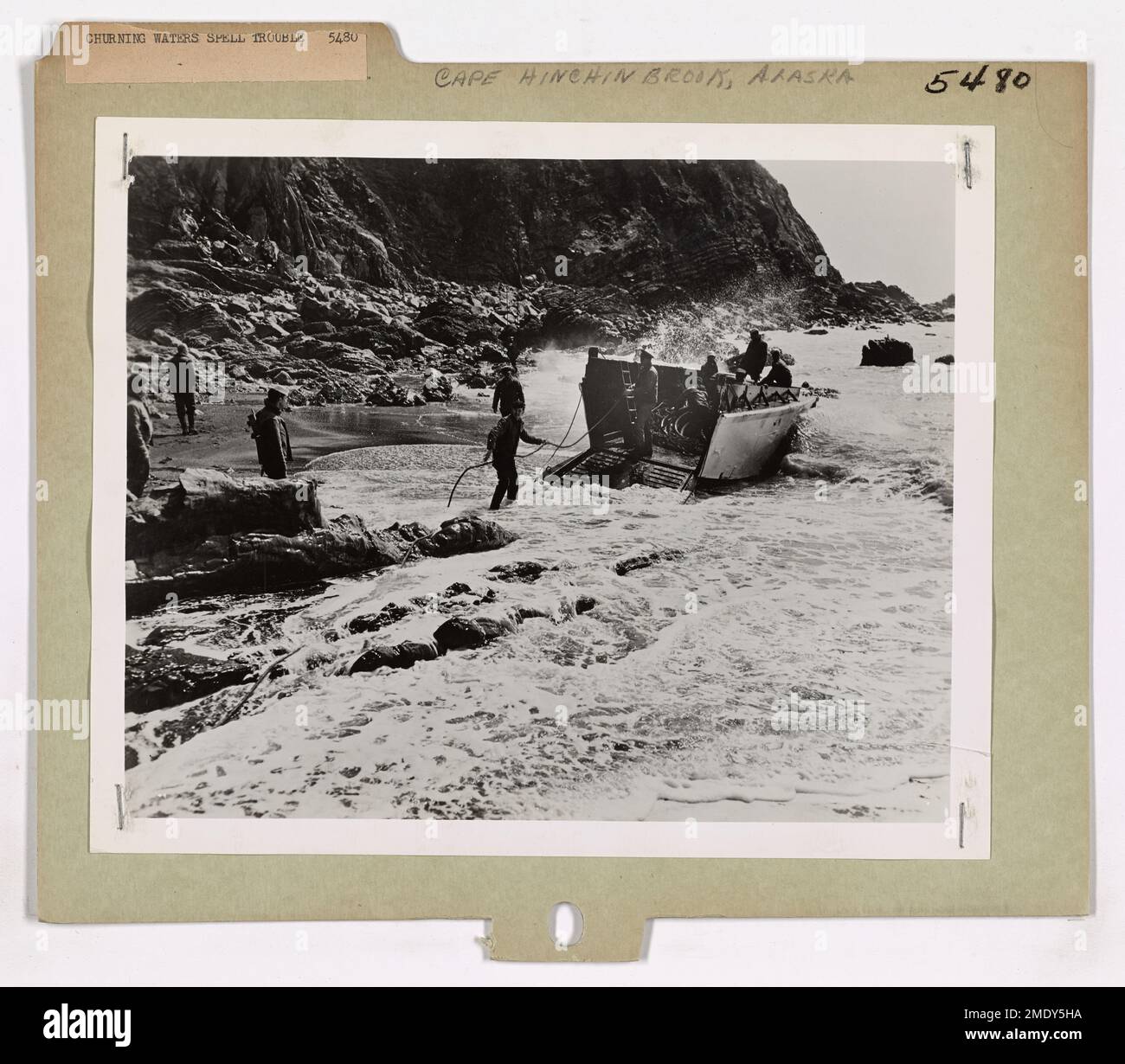 The Coast Guard's LCVP (Landing Craft, Vehicle, and Personnel) runs ...