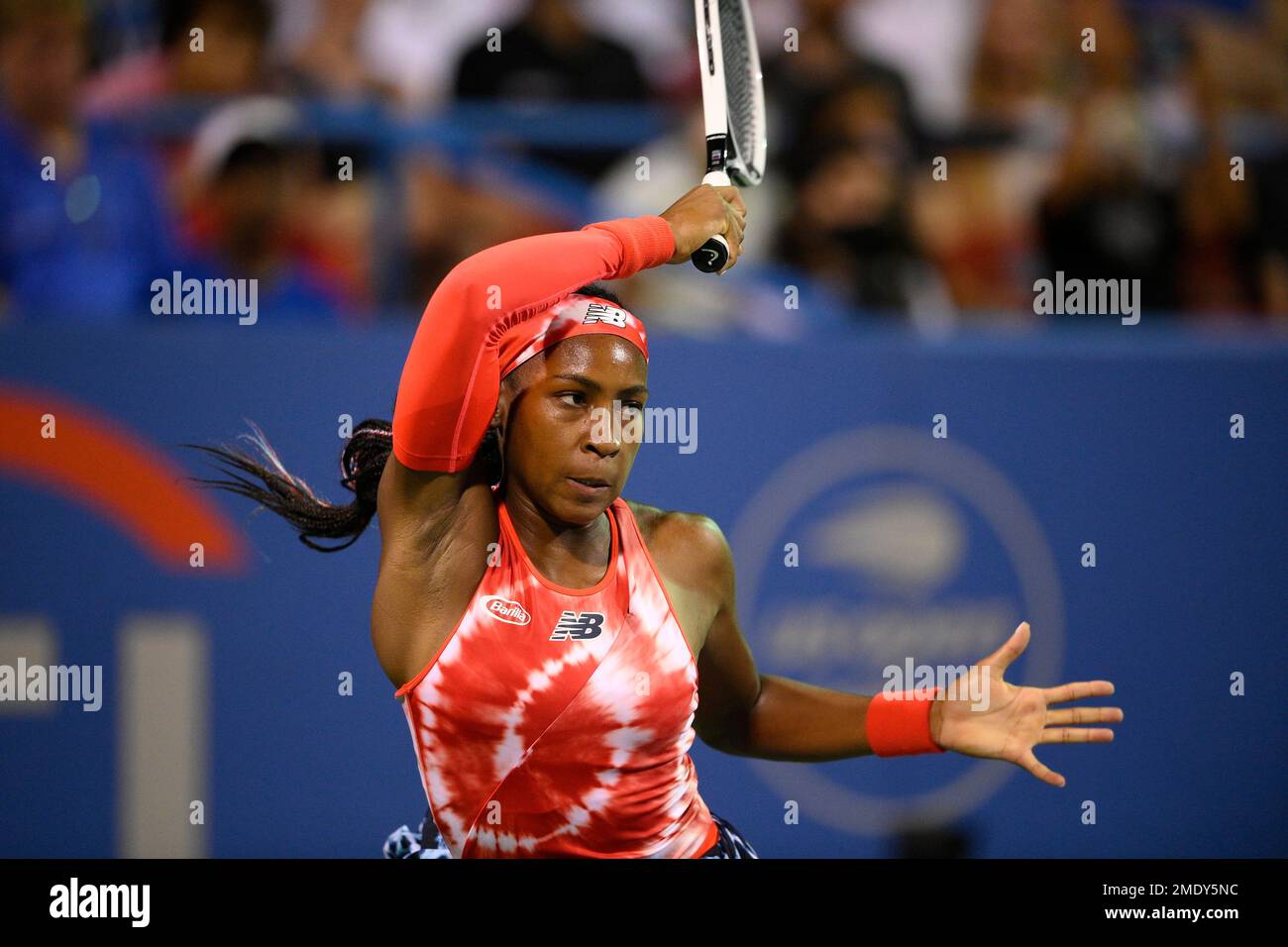 Cori Gauff competes against Victoria Azarenka, of Belarus, during a ...