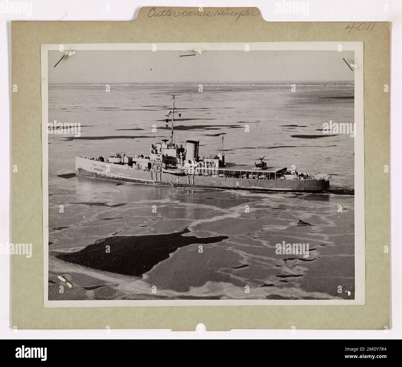 Coast Guard Cutter Carries a Helicopter. Perched on this Coast Guard ...