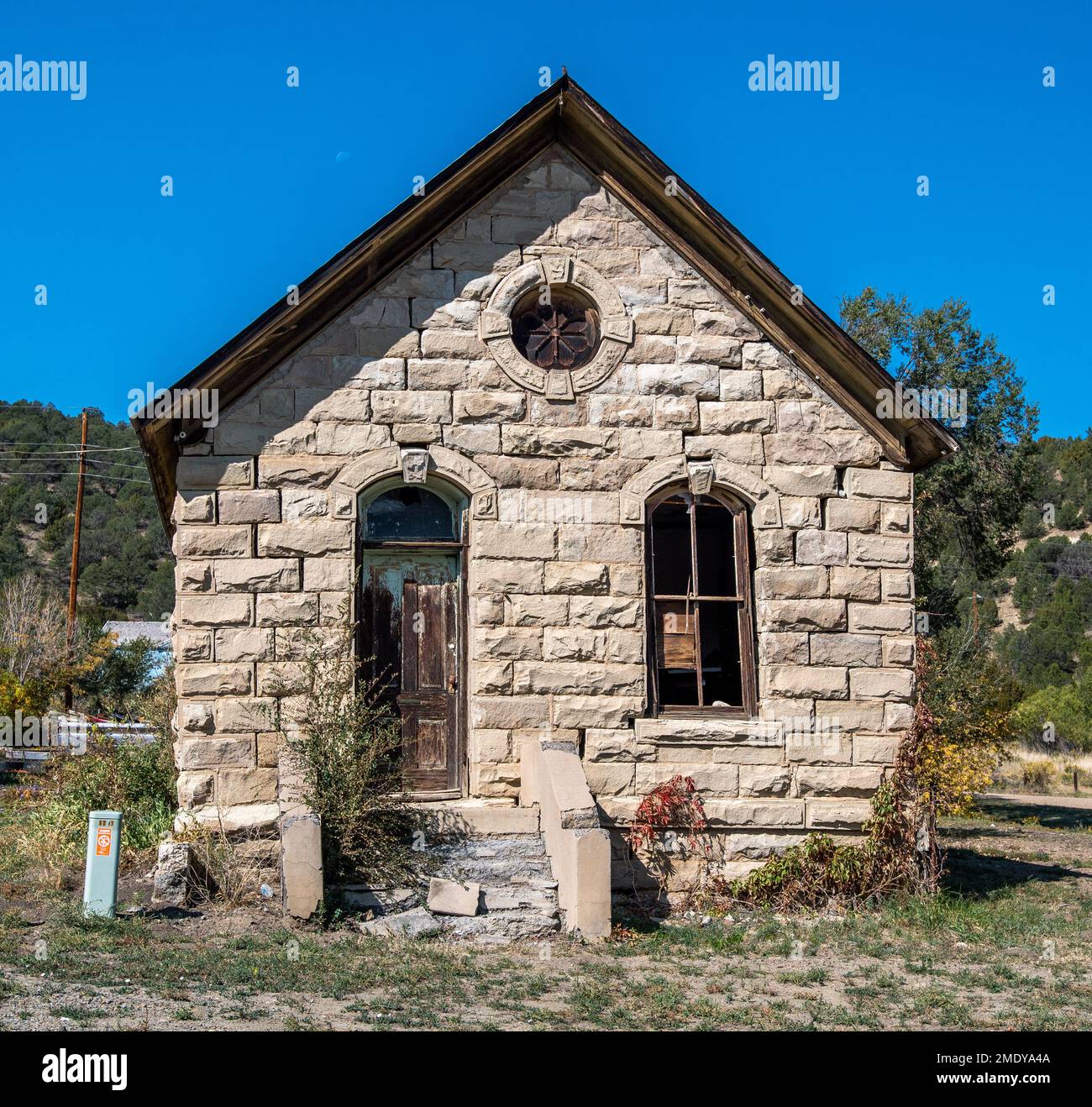 A charming small historic stone home that has seen better days in ...