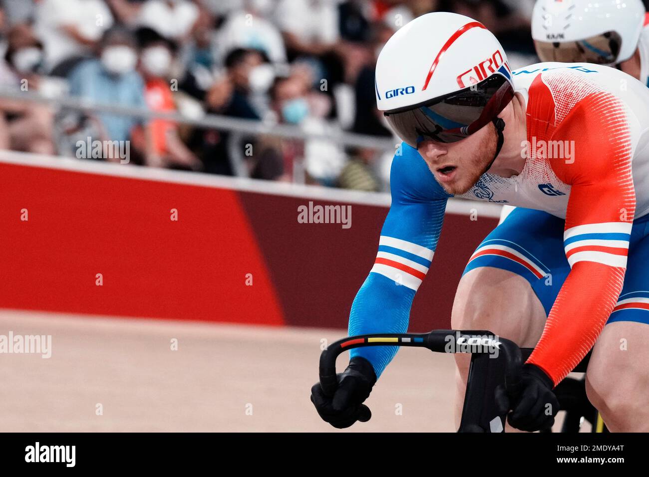 Sebastien Vigier of Team France competes during the track cycling men's ...