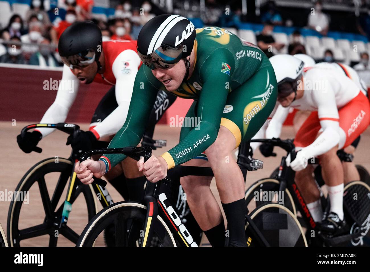 Jean Spies of Team South Africa and Nicholas Paul of Team Trinidad And ...