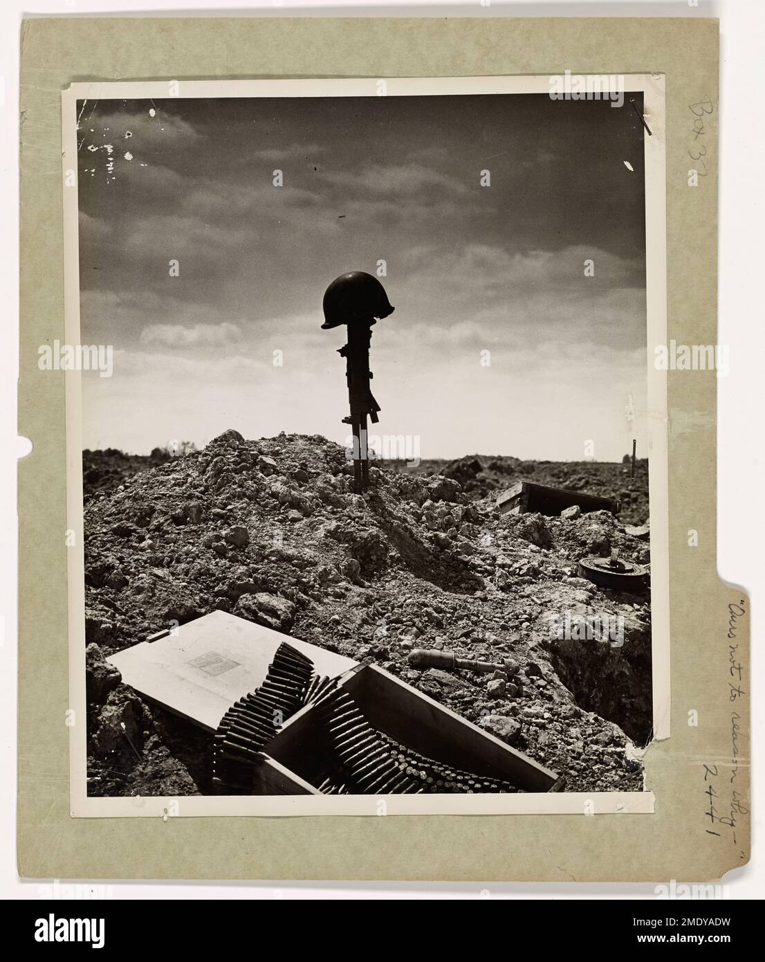 A Coast Guard Combat Photographer captures a monument to a fallen ...