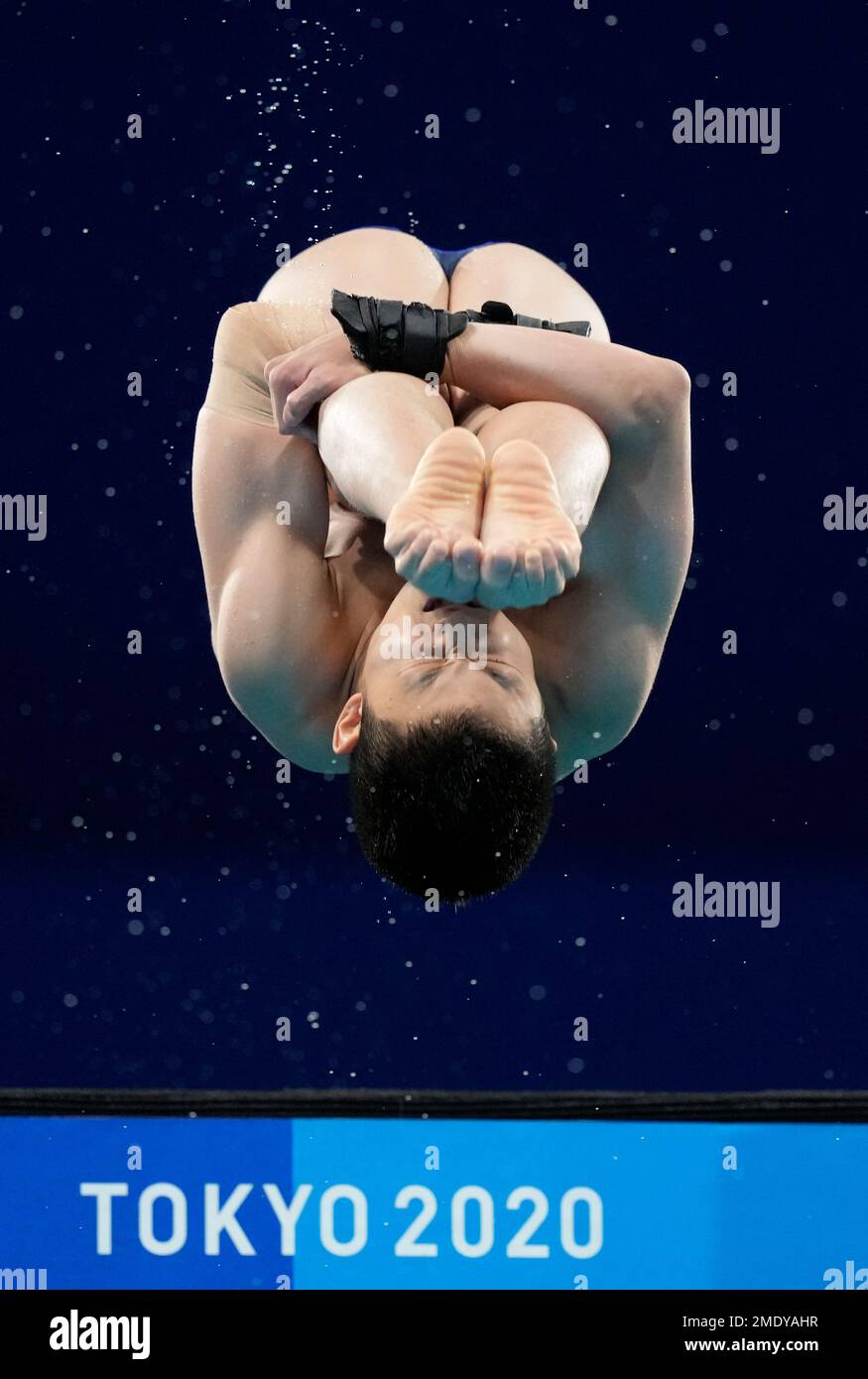 Rikuto Tamai of Japan competes in men's diving 10m platform final at ...