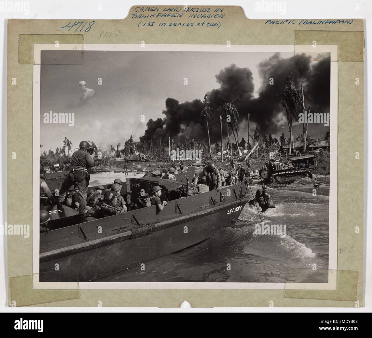 Coast Guard combat photographer Gerald C. Anker captures Australian ...