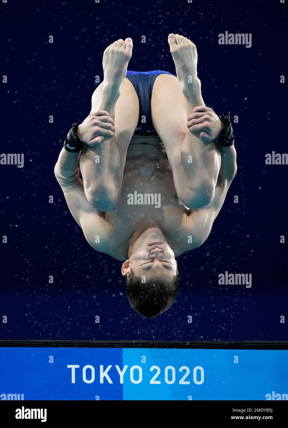 Rikuto Tamai of Japan competes in men's diving 10m platform final at ...