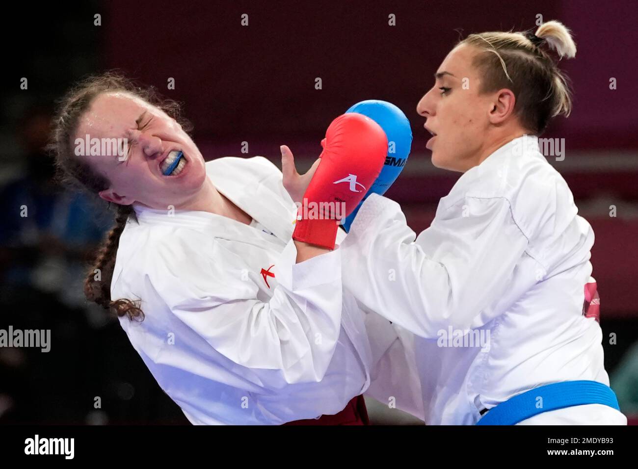 Sofya Berultseva of Kazakhstan, left, and Silvia Semeraro of Italy ...