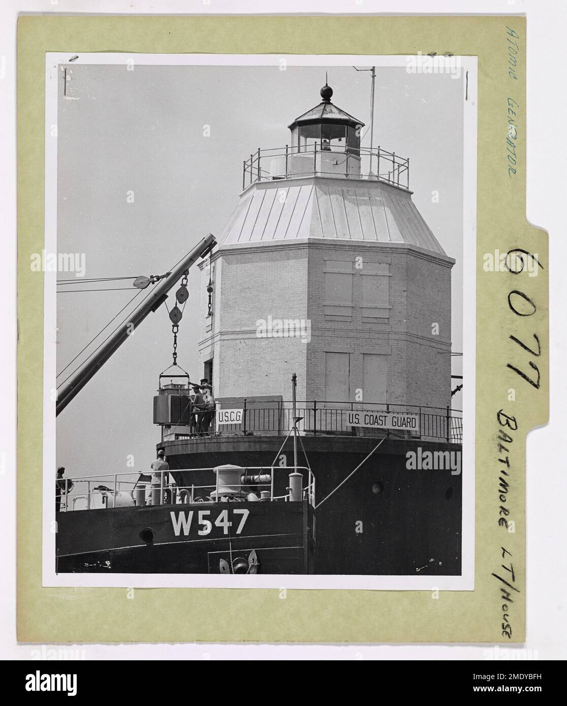Baltimore Lighthouse. This item consists of a photograph of United ...