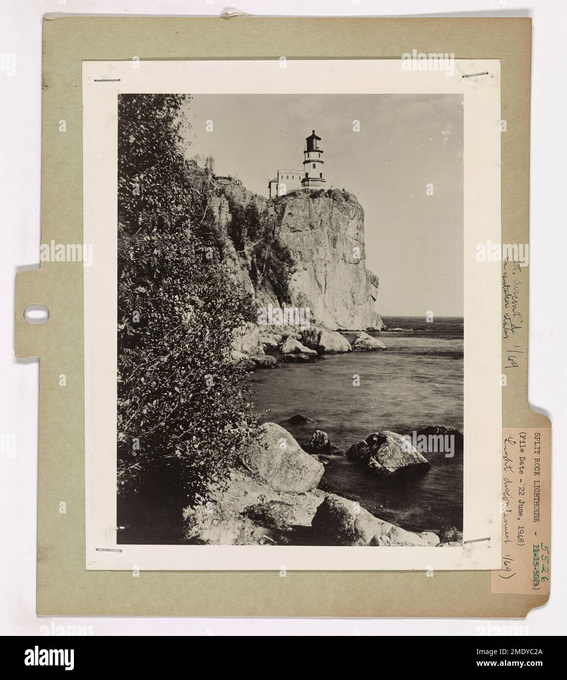 Split Rock Light Station, Lake Superior, Minn.. This item consists of a ...