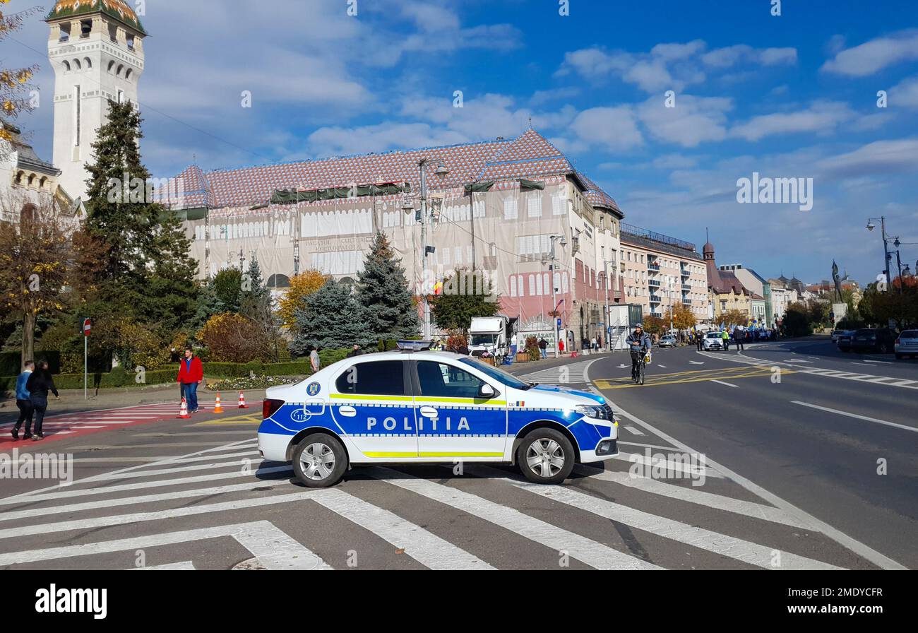 Romania police car hi-res stock photography and images - Alamy