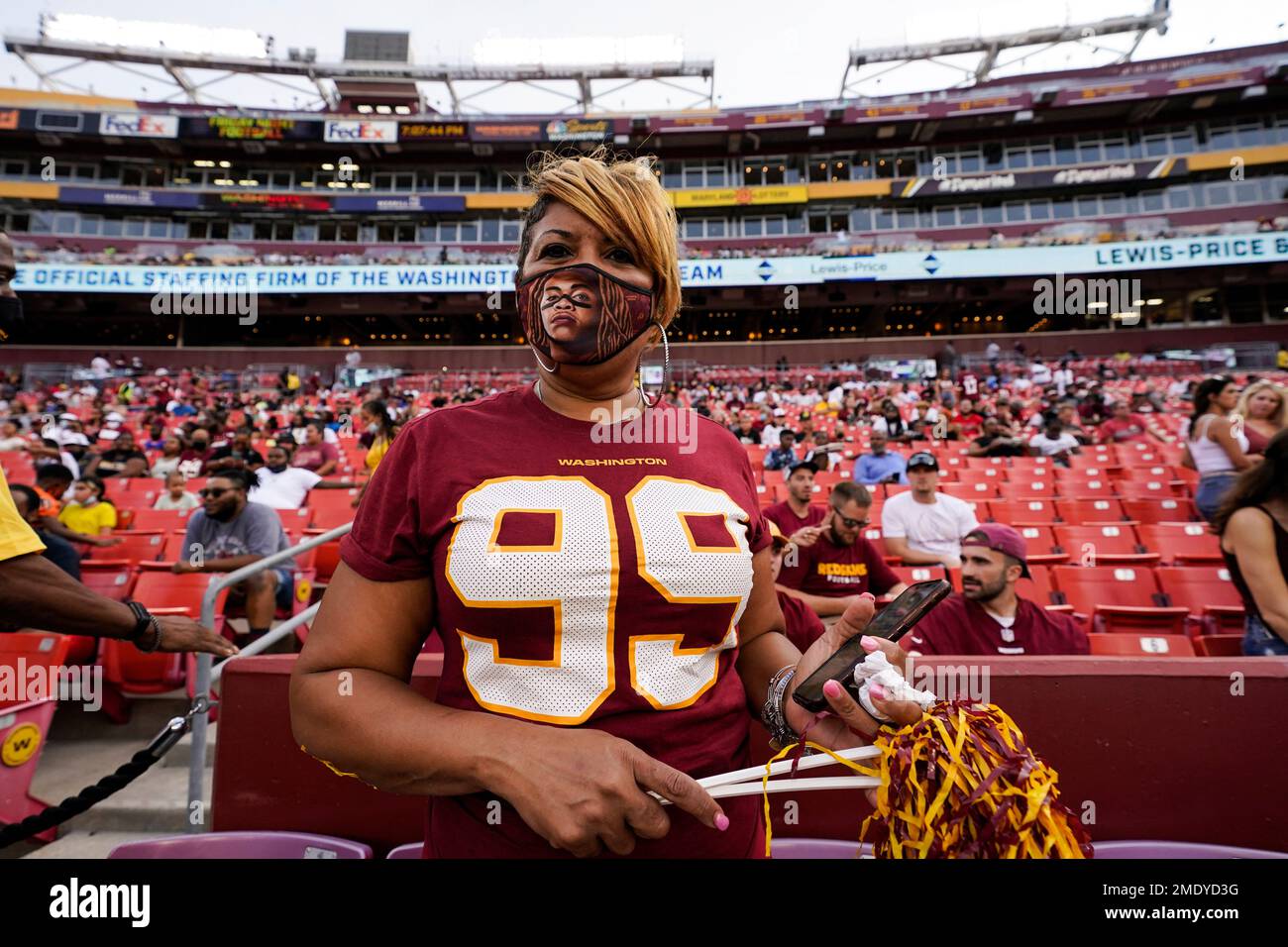 Carla Young, the mother of Washington Football Team defensive end Chase ...