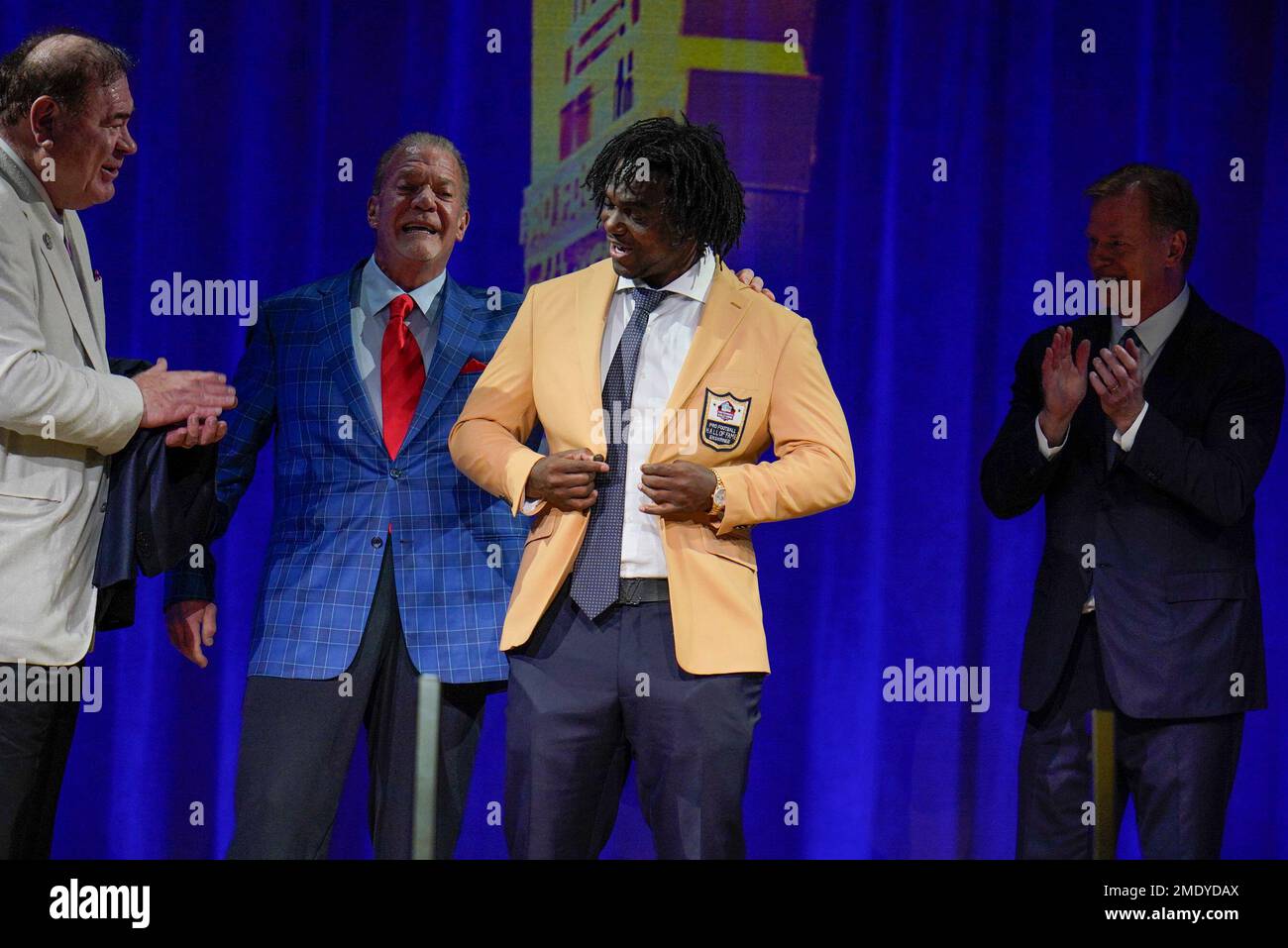 Edgerrin James, a member of the Pro Football Hall of Fame Centennial ...