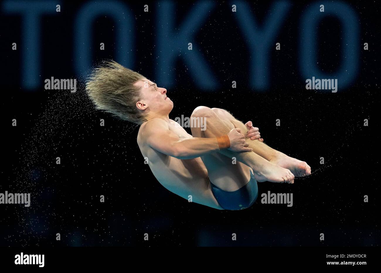 Cassiel Rousseau of Australia competes in men's diving 10m platform ...