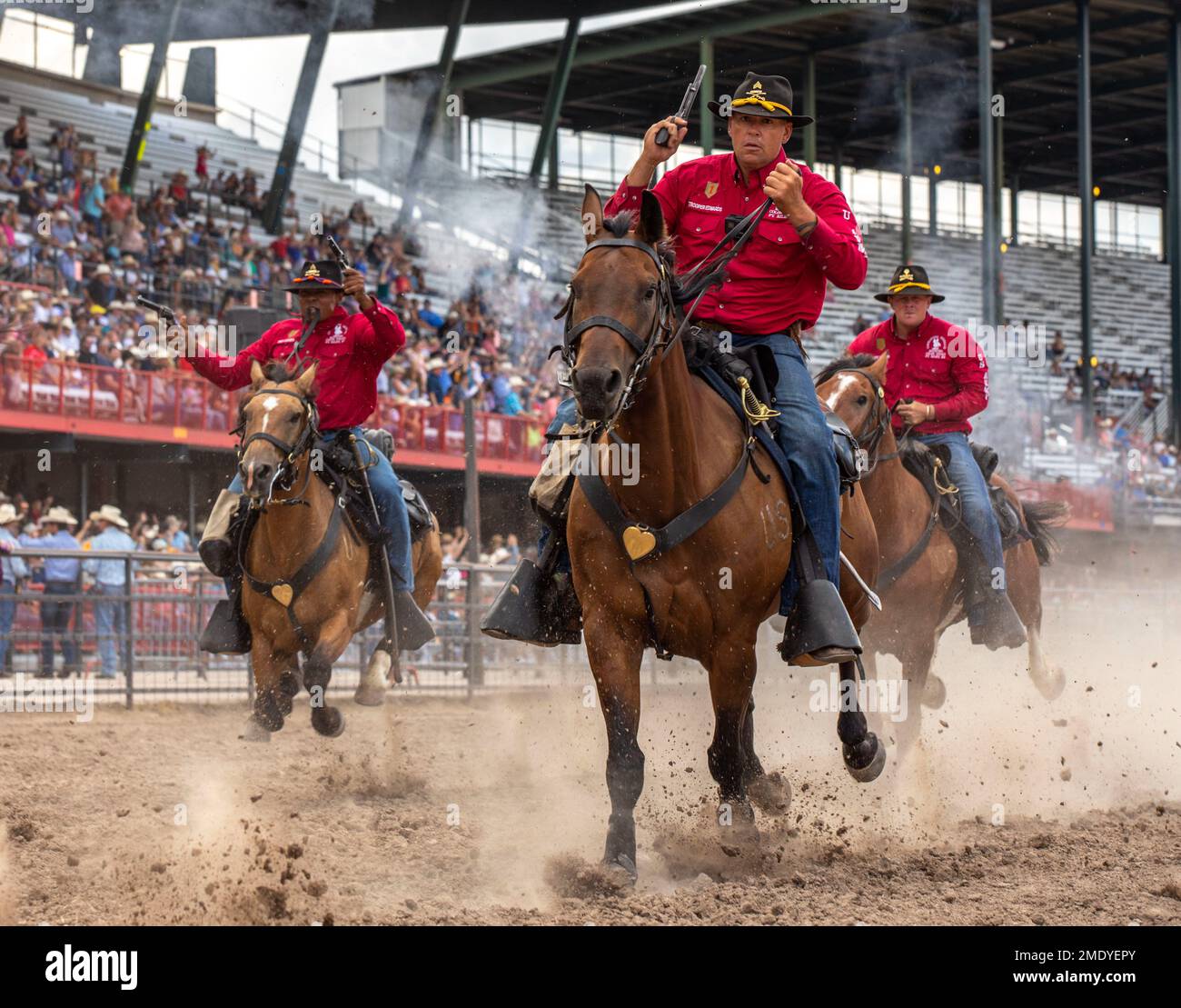 U.S. Army Troopers, Sgt. Freddie Cohen (left), Sgt. David Edwards ...