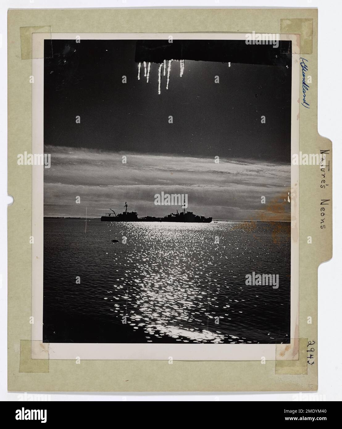 Nature's Neons. This image depicts two Coast Guard Combat Cutters ...