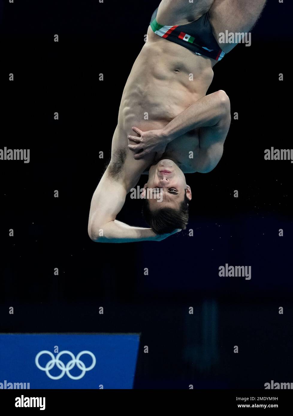 Ivan Garcia Navarro of Mexico competes in men's diving 10m platform ...