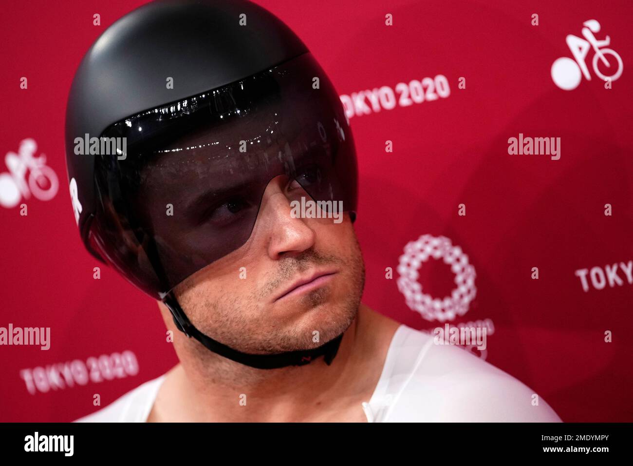 Denis Dmitriev of Team Russian Olympic Committee waits to compete ...