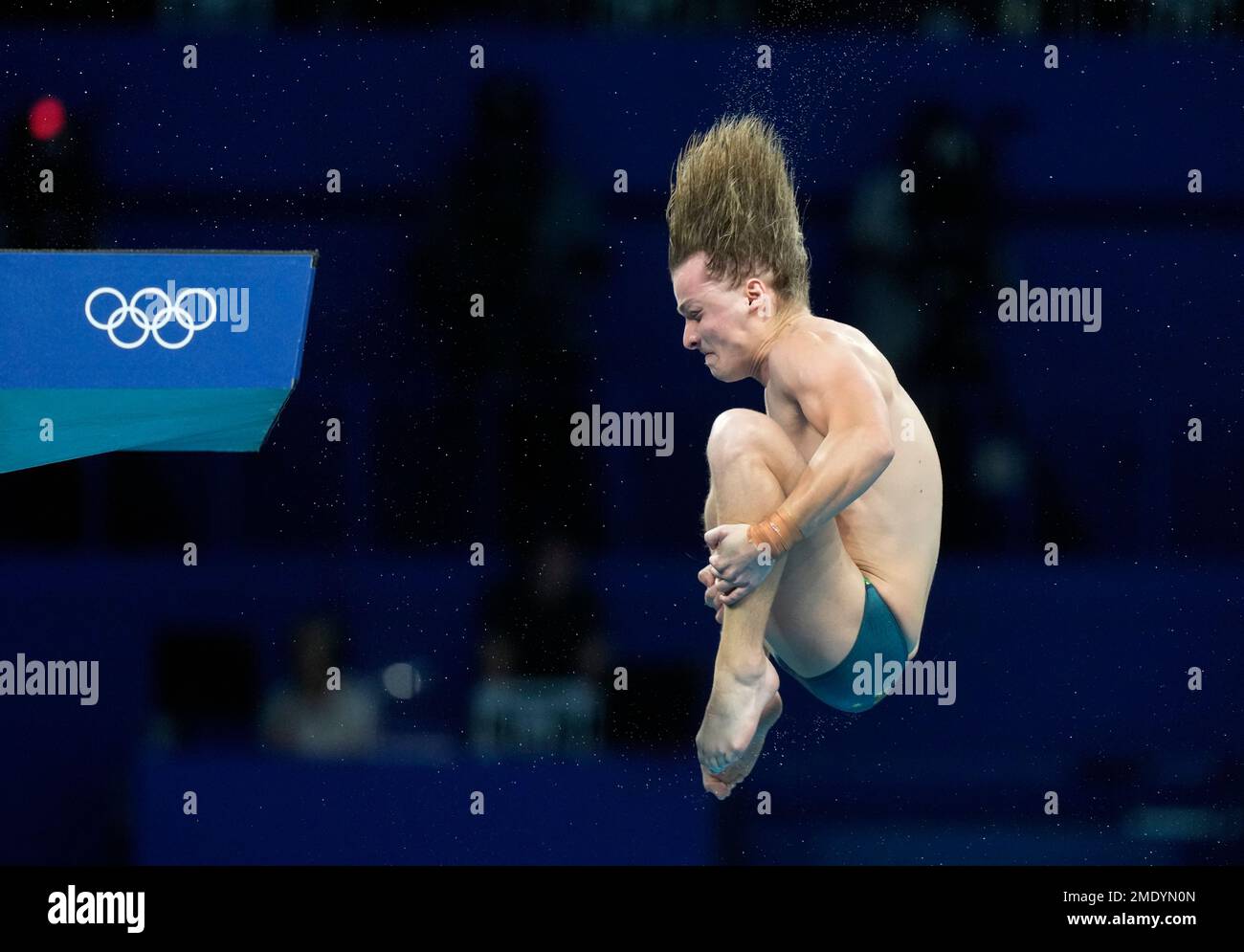 Cassiel Rousseau of Australia competes in men's diving 10m platform ...