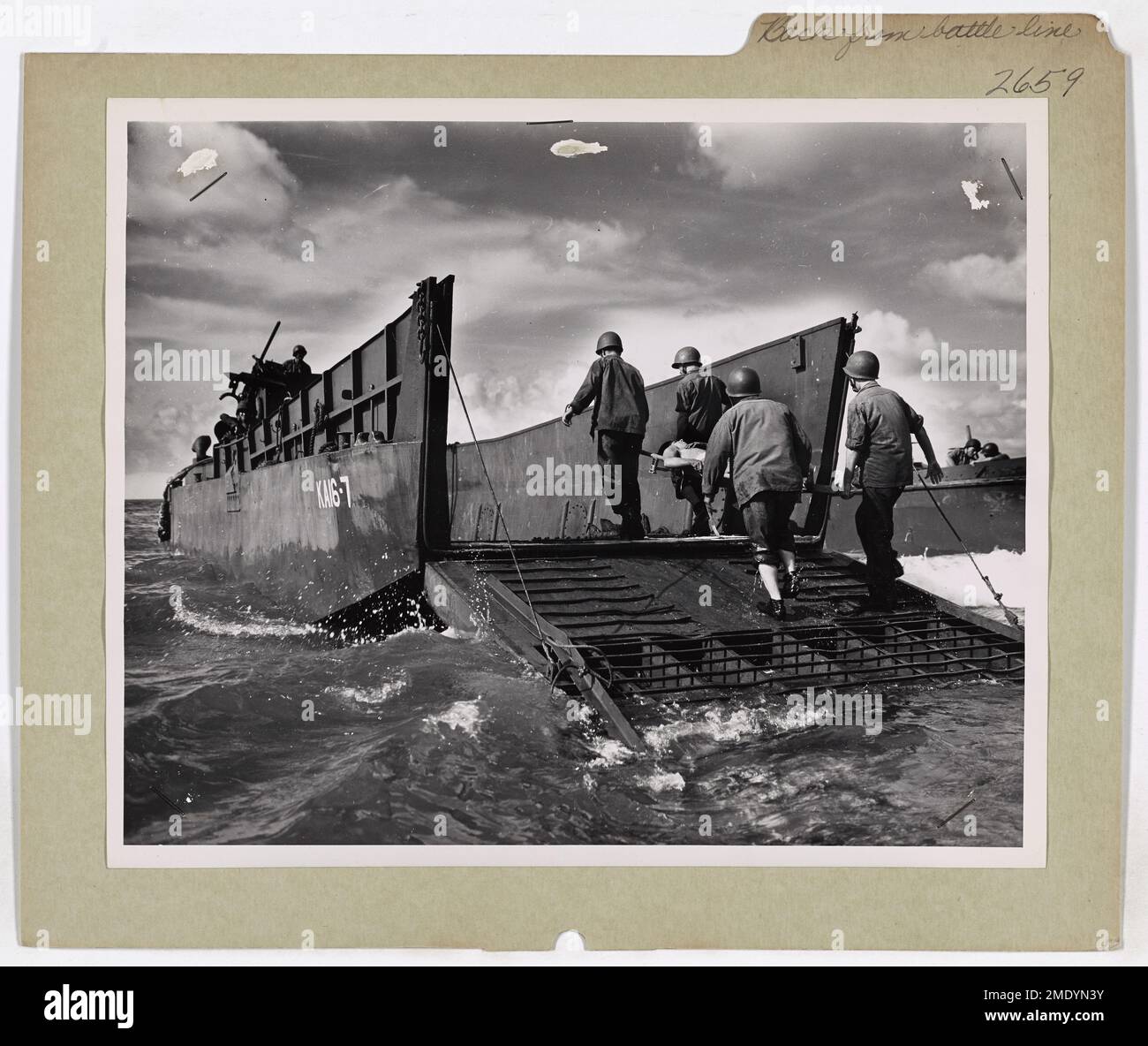 Back From The Battle Lines on Guam. An American invader, who fell ...