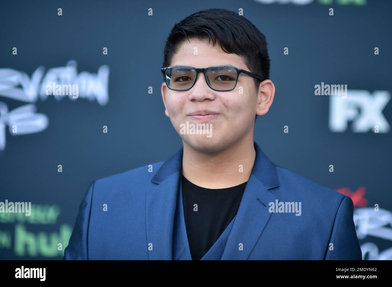 Lane Factor attends the LA premier of "Reservation Dogs" at NeueHouse ...