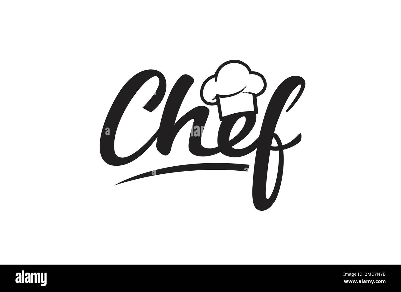 Creative Chef Hat Symbol Text Font Letter logo Vector Design ...