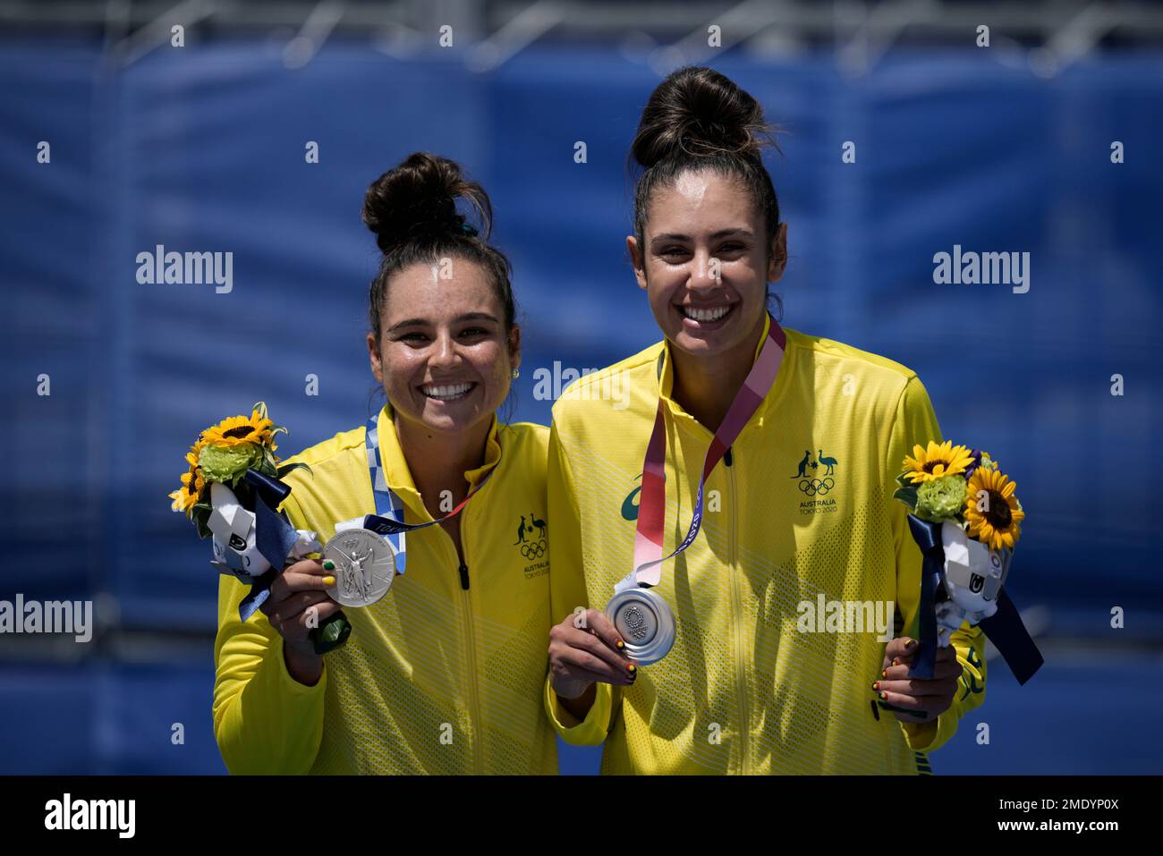 Mariafe Artacho del Solar, left, of Australia, and teammate Taliqua ...
