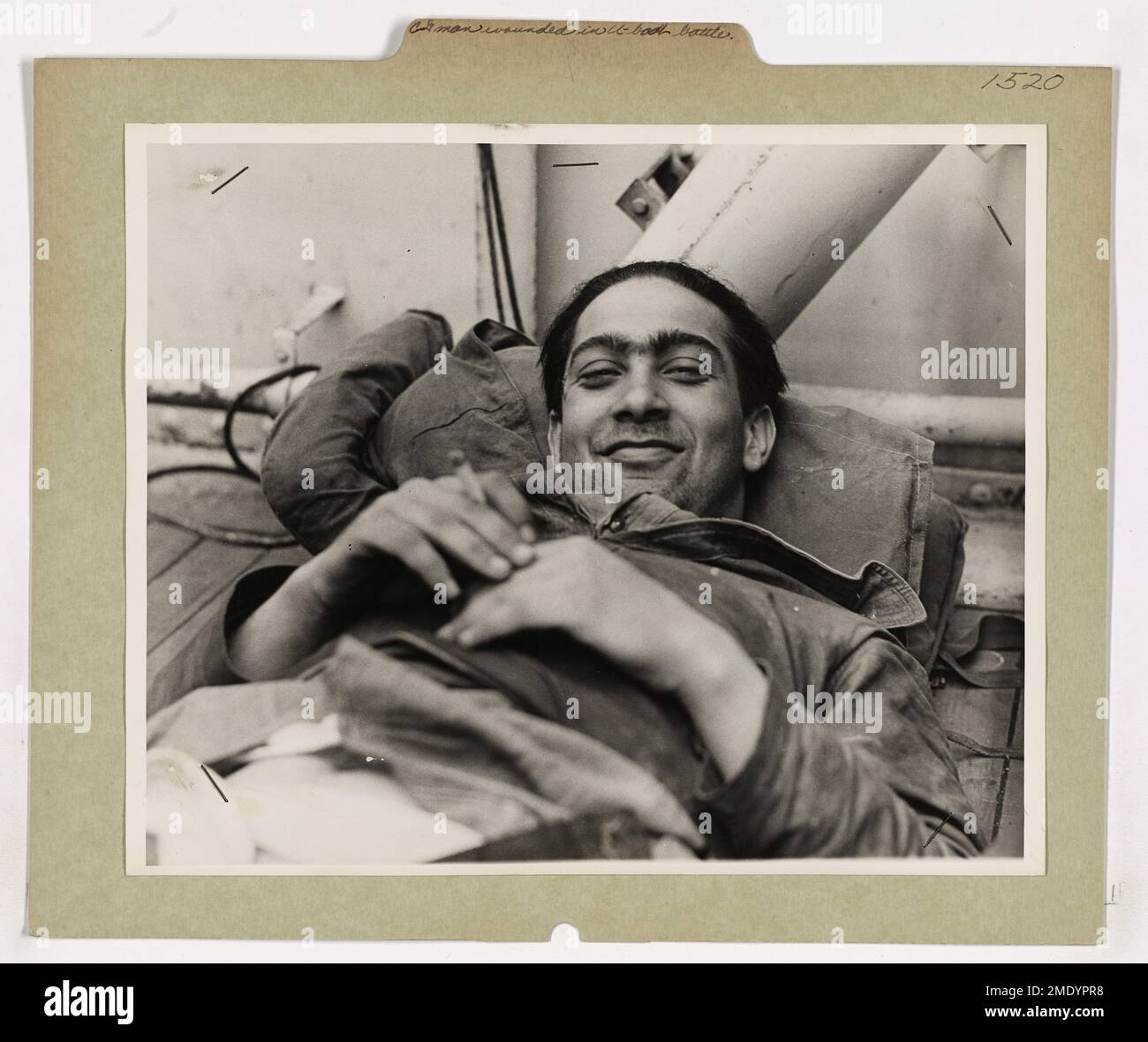 Coast Guardsman Louis Russell, seaman second class, was wounded in a ...