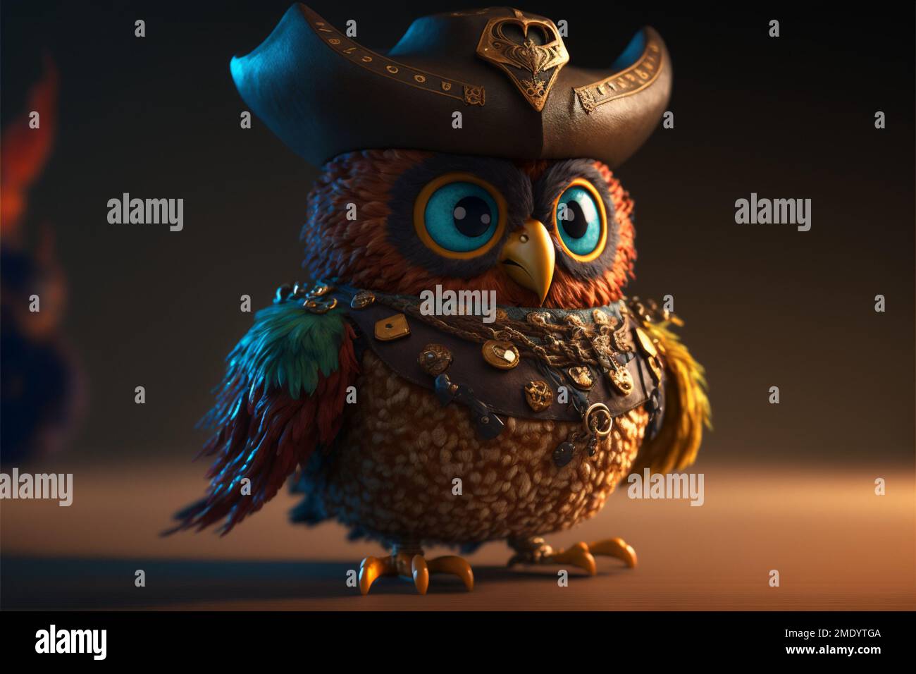 Owl digital art hi-res stock photography and images - Alamy