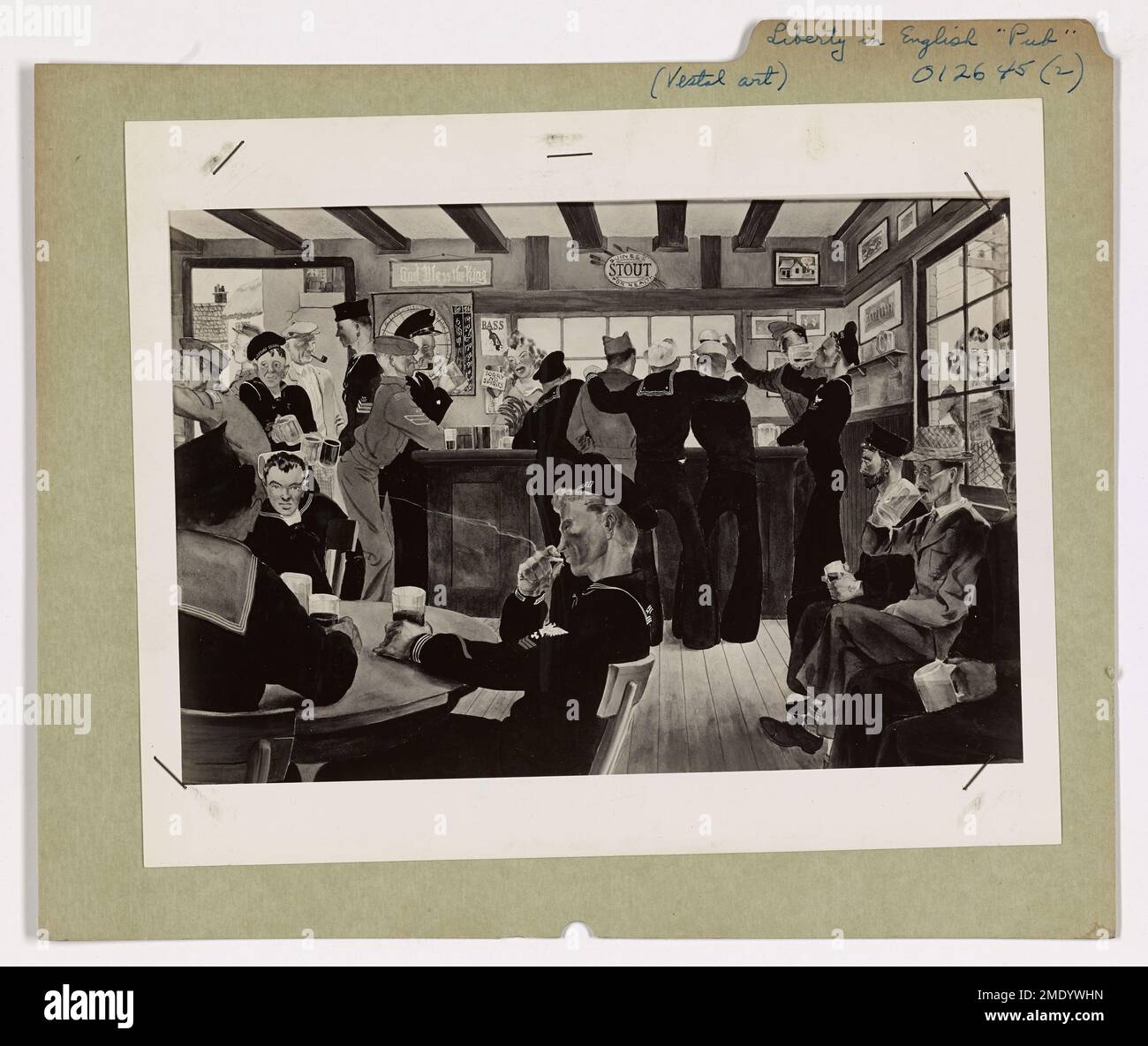 A Coast Guard combat artist, Herman B. Vestal, illustrates U.S ...