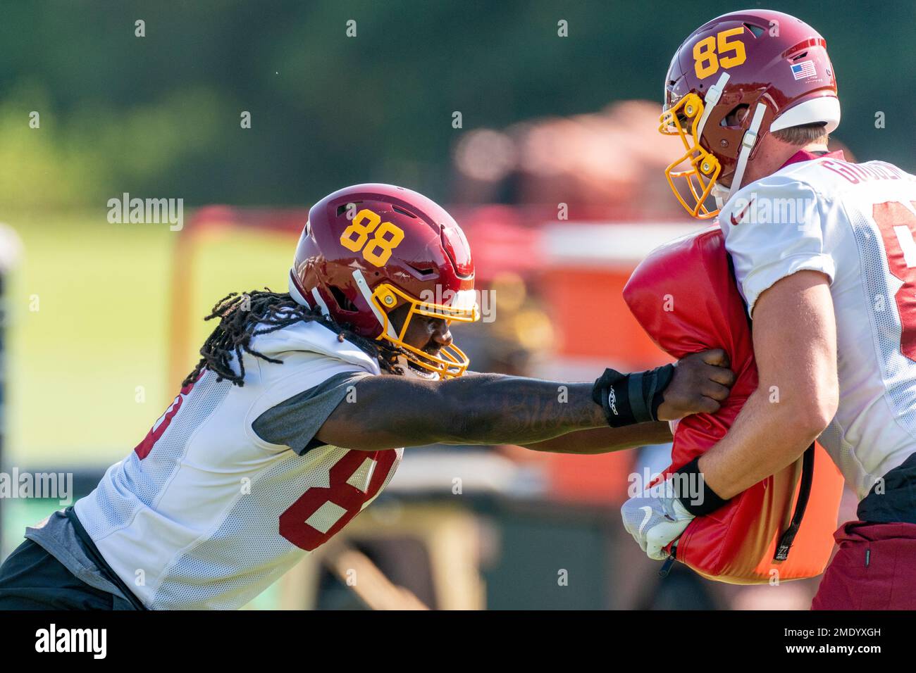 Washington Football Team tight end Temarrick Hemingway (88) and ...