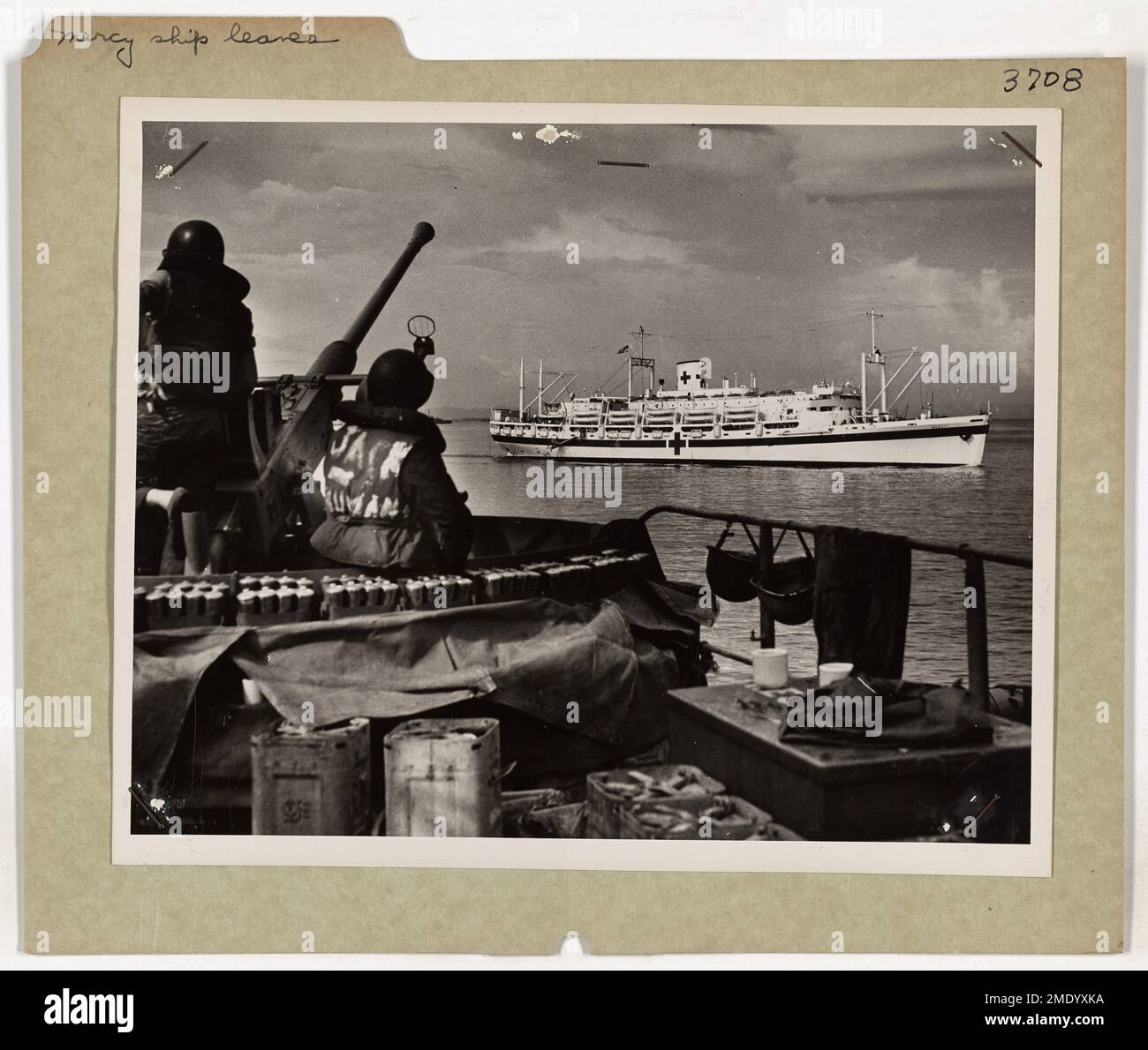 Photograph of American Hospital Ship as Observed from a Coast Guard ...