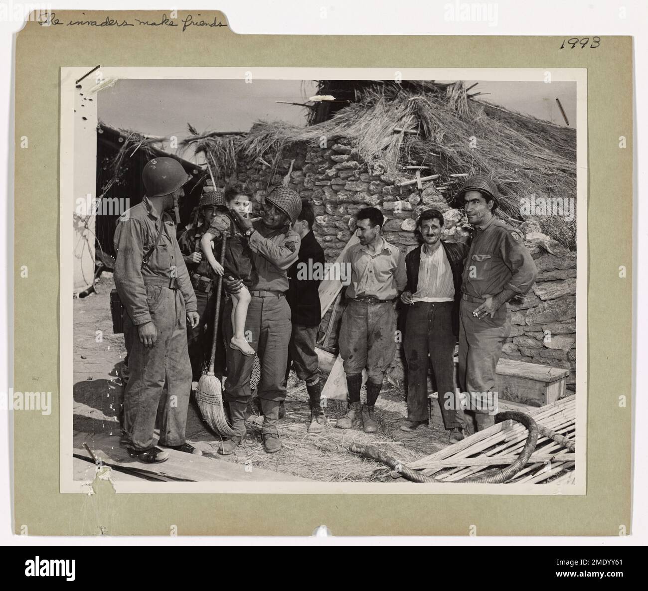 During the invasion at Paestum, American Coast Guardsmen and soldiers ...