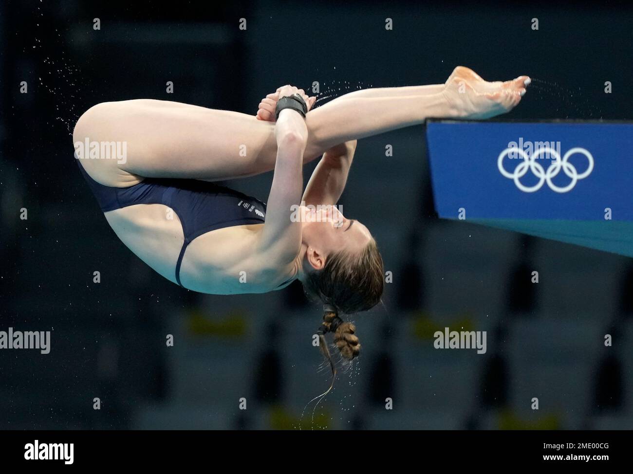 Lois Toulson of Britain competes in women's diving 10m platform final ...