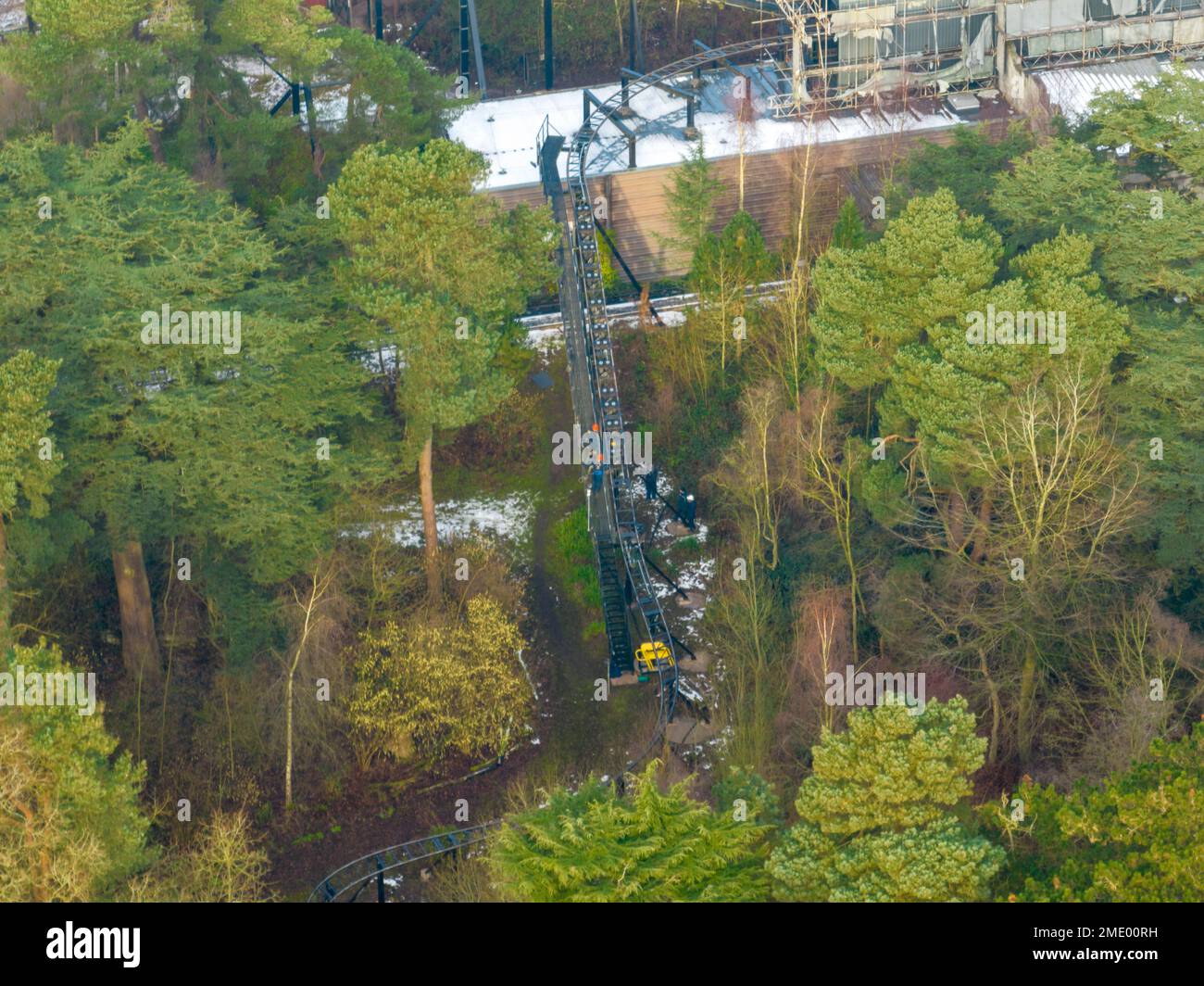 Alton towers aerial hi-res stock photography and images - Alamy