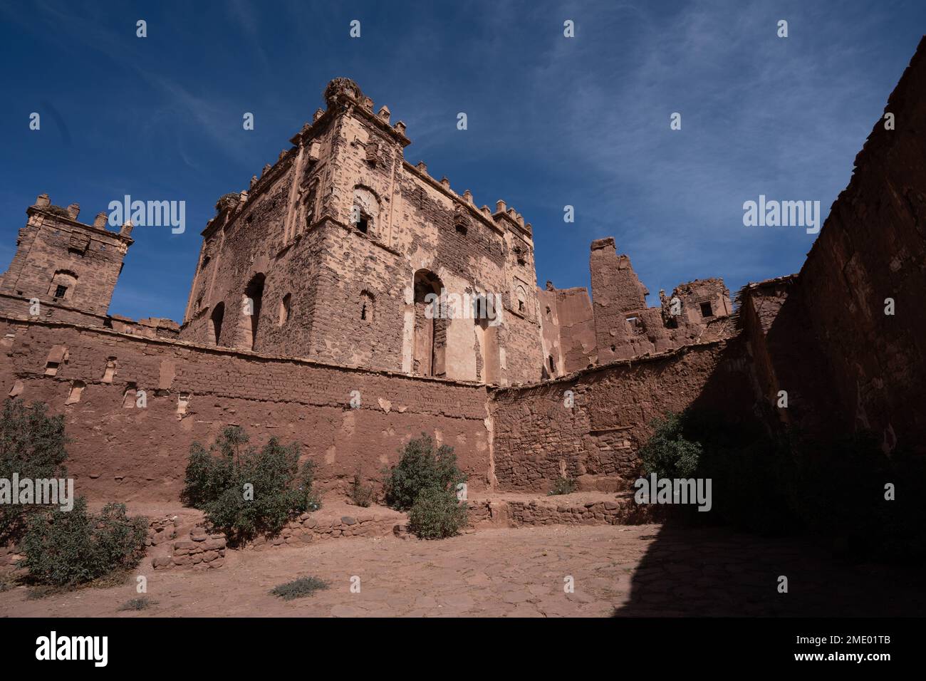 The Telouet Kasbah fortress in the Berber village in Morocco Stock ...