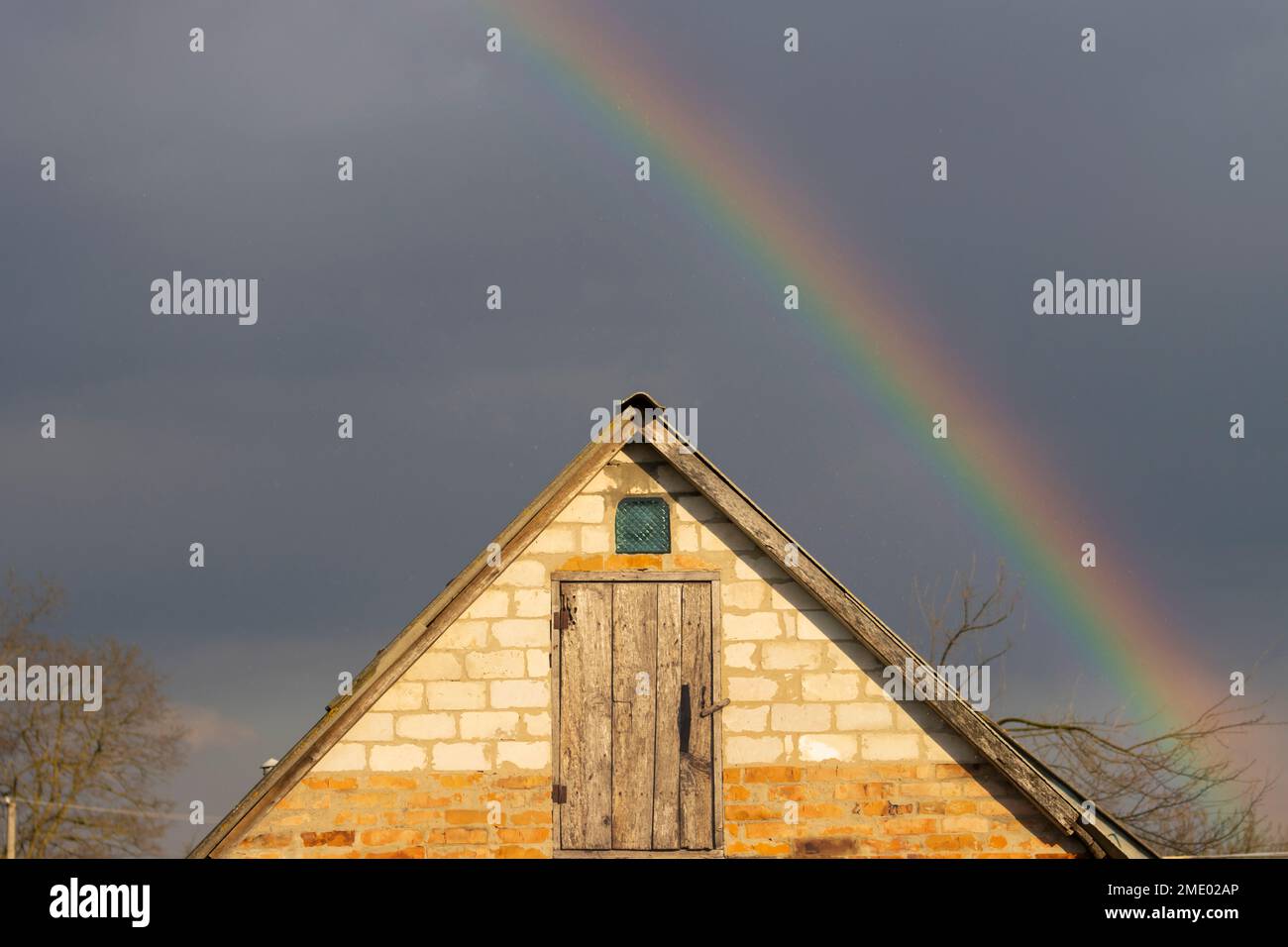 Rainbow house hi-res stock photography and images - Alamy