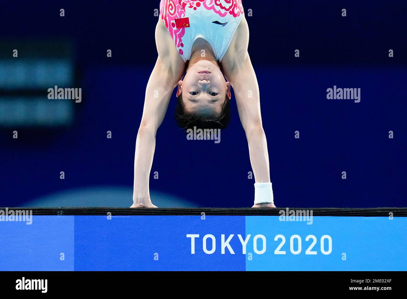 Quan Hongchan of China competes in women's diving 10-meter platform ...