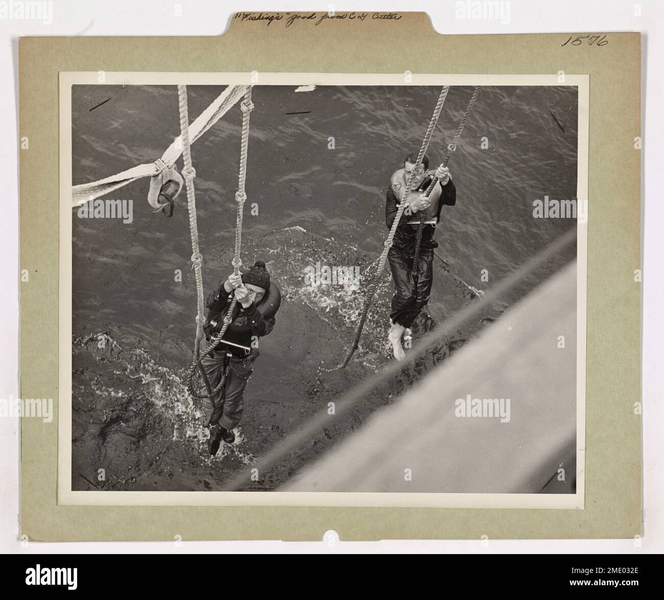 Two German sailors are captured by a Coast Guard cutter after the ...