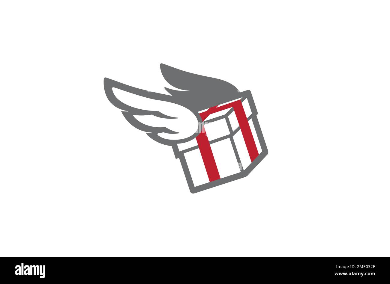 Box package wings delivery design hi-res stock photography and images ...