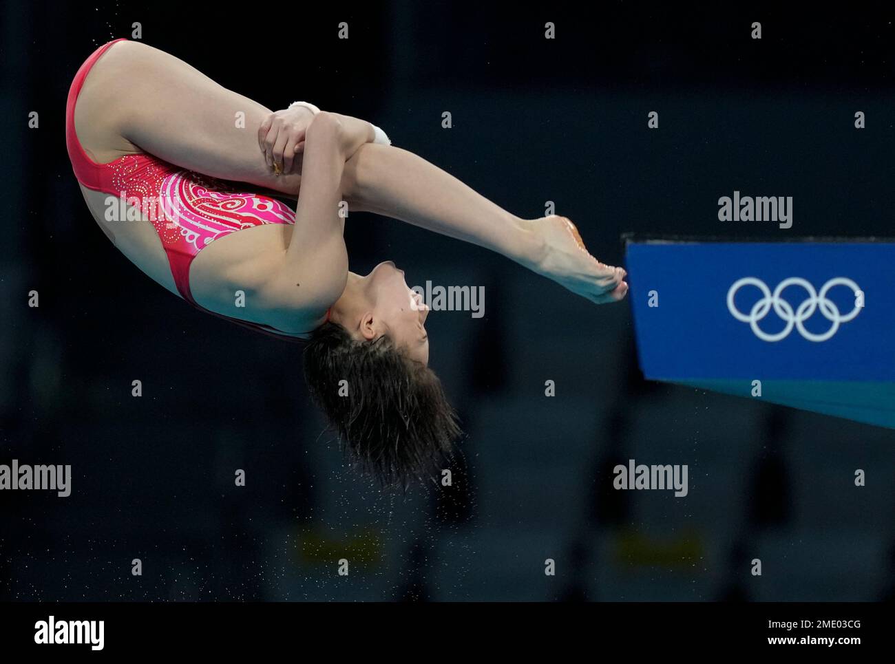 Chen Yuxi of China competes in women's diving 10m platform final at the ...