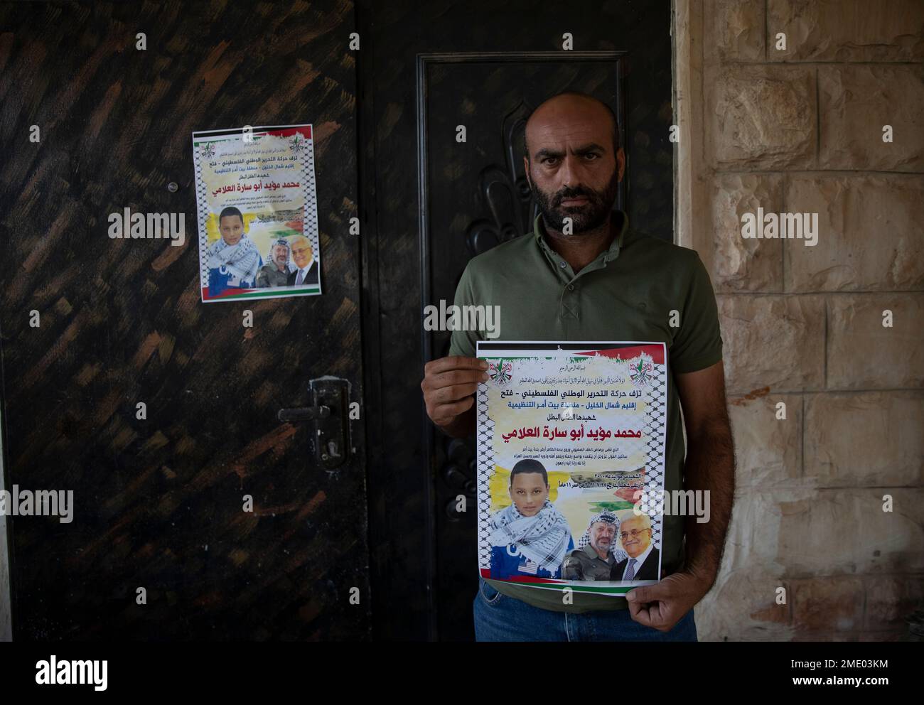 Palestinian Moayyad al-Alami, father of slain Mohammed al-Alami, 12 ...
