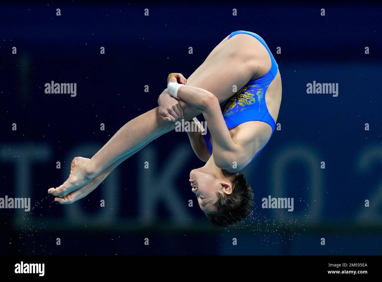 Quan Hongchan of China competes in women's diving 10m platform ...