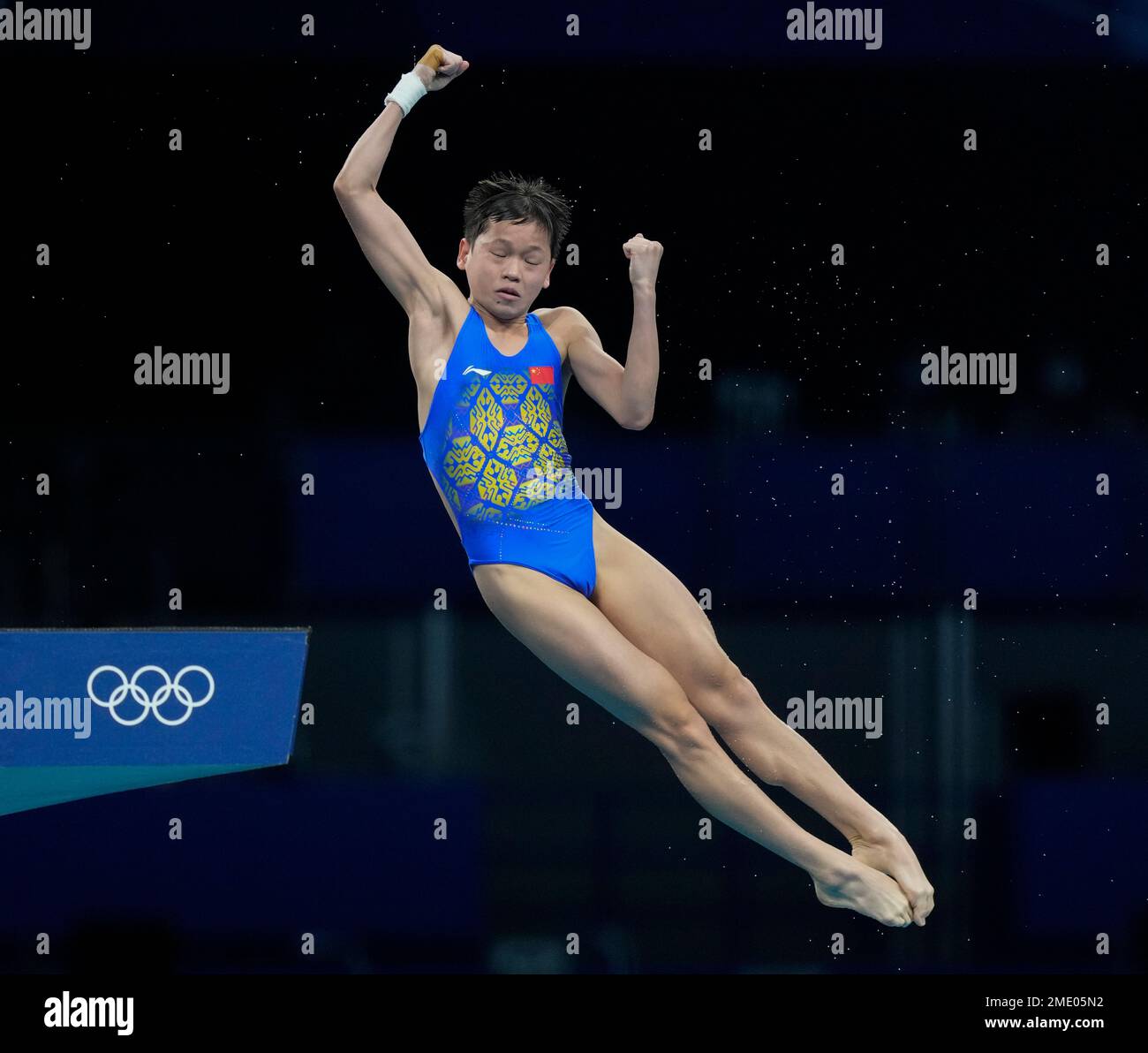 Quan Hongchan of China competes in women's diving 10m platform ...