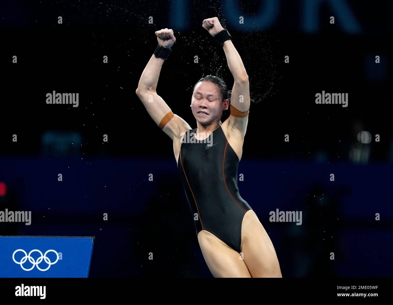 Pandelela Pamg of Malaysia competes in women's diving 10m platform ...